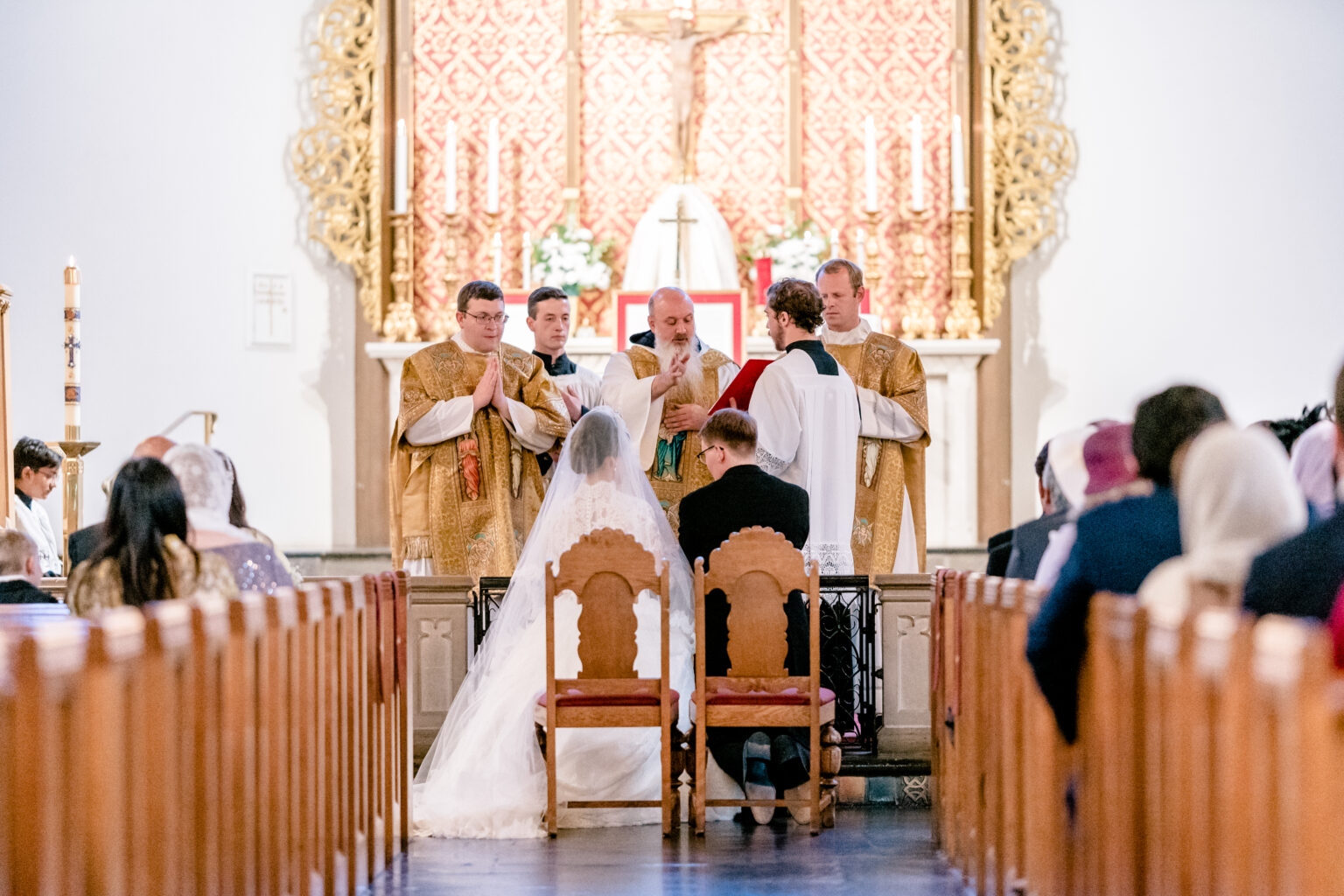 Traditional Latin Mass Wedding at St. Rita Catholic Church Virginia
