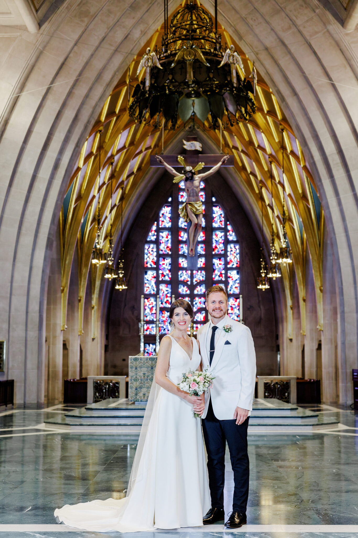 Beautiful Catholic Wedding at St. Joseph the Workman Cathedral - Andrew ...