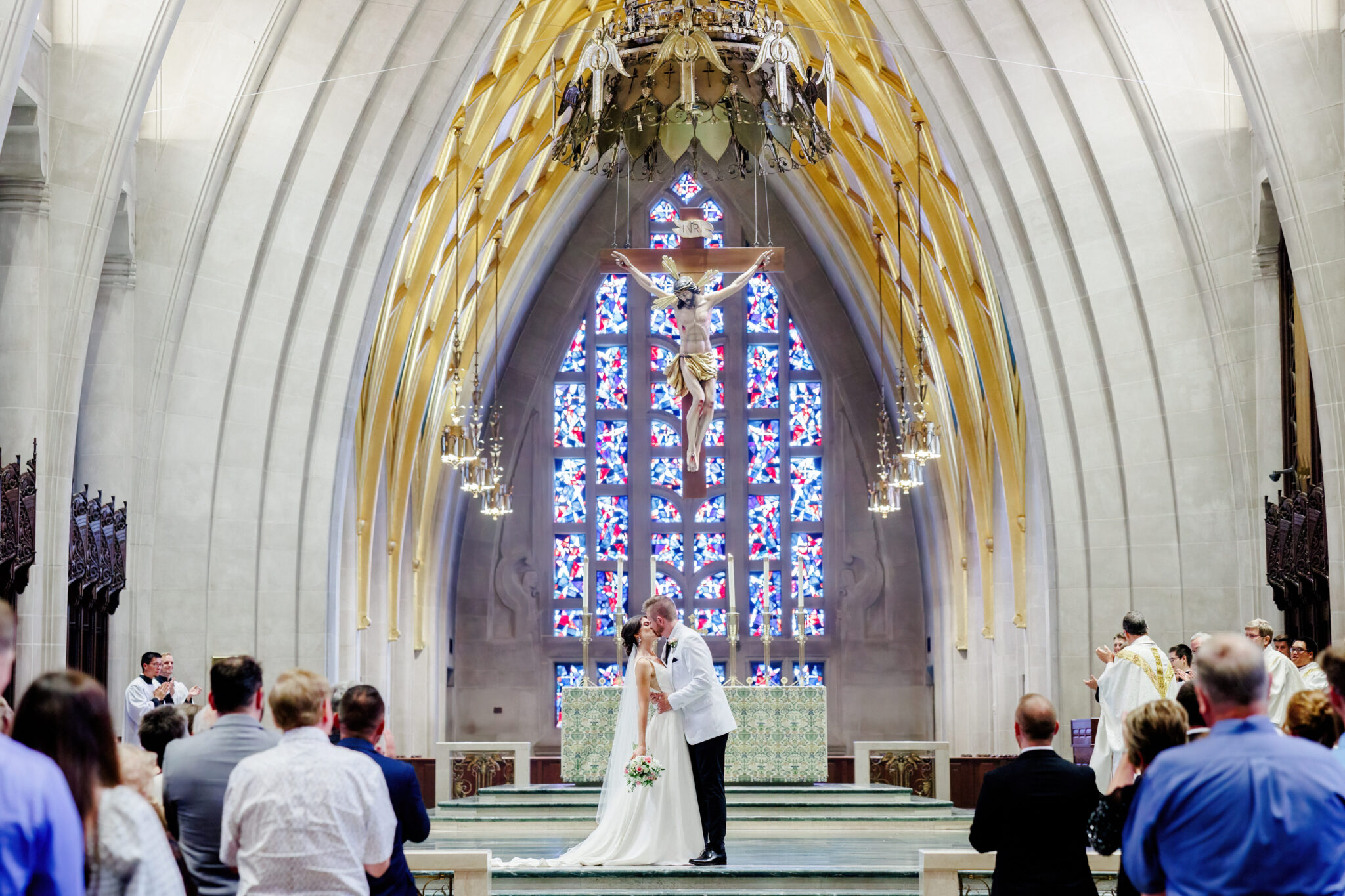 Beautiful Catholic Wedding at St. Joseph the Workman Cathedral - Andrew ...